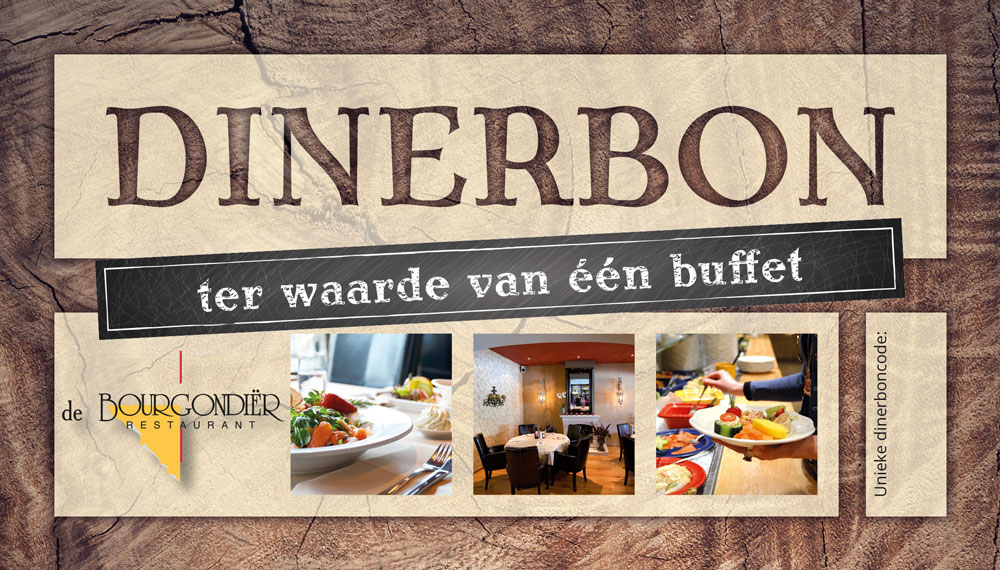 De Bourgondiër - dinerbon - Tint Vormgeving
